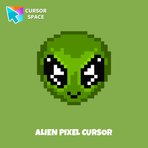 Alien Pixel Cursor - Cursor Pack | Cursor Space