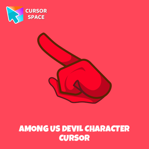 Among Us Devil Character Cursor - Cursor Pack | Cursor Space