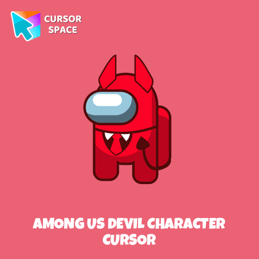 Among Us Devil Character Cursor - Cursor Pack | Cursor Space