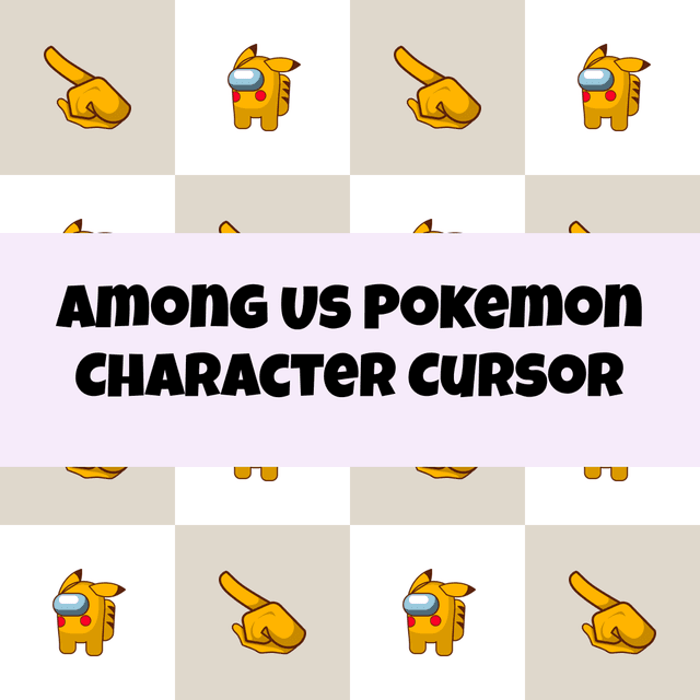 Among Us Pokemon Character Cursor - Cursor Pack | Cursor Space