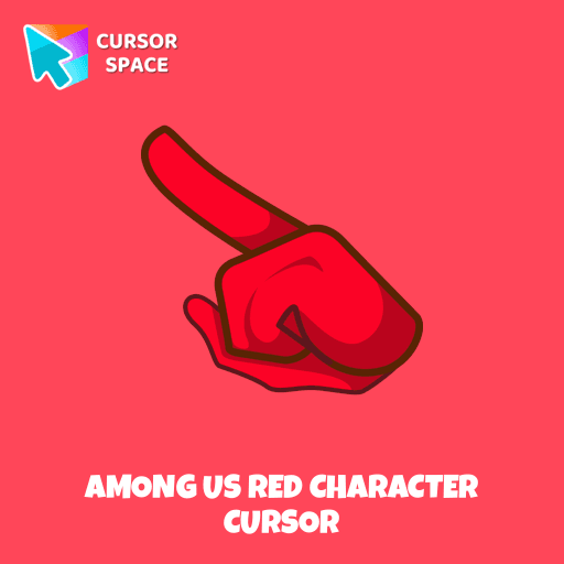 Among Us Red Character Cursor - Cursor Pack | Cursor Space