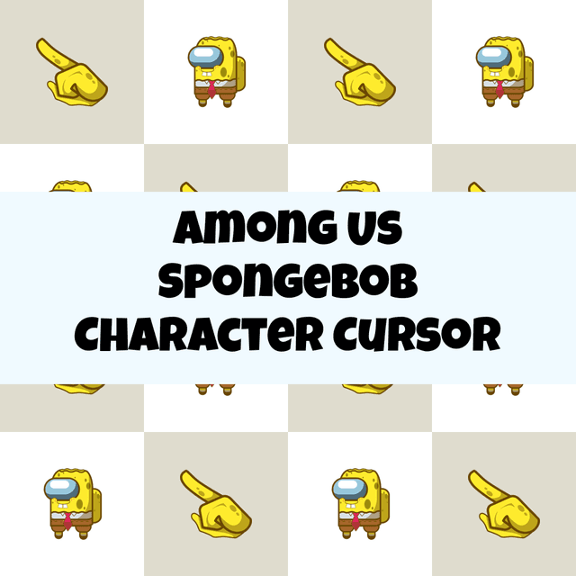 Among Us Spongebob Character Cursor - Cursor Pack | Cursor Space