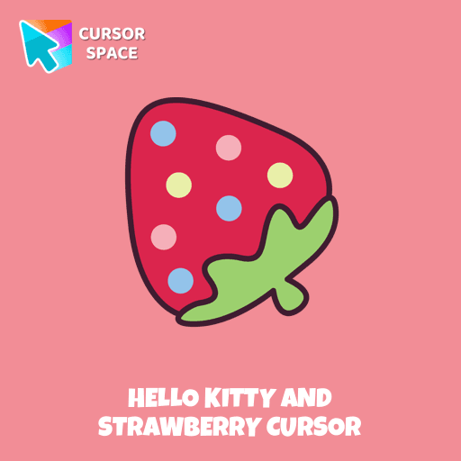 Hello Kitty And Strawberry Cursor - Cursor Pack | Cursor Space