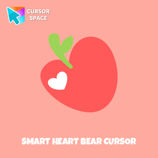 Smart Heart Bear Cursor - Cursor Pack | Cursor Space