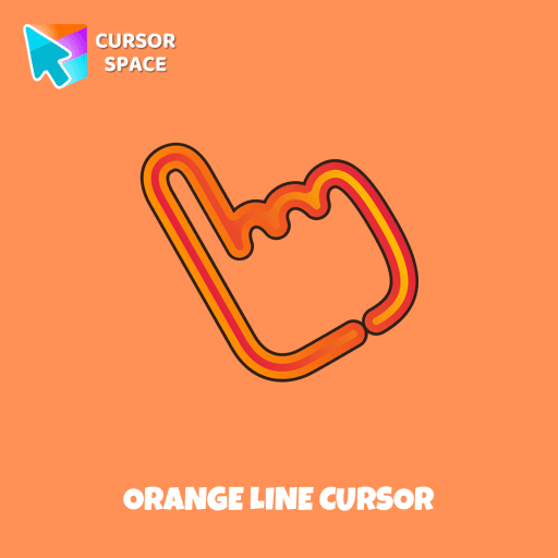 Orange Line Cursor - Cursor Pack | Cursor Space