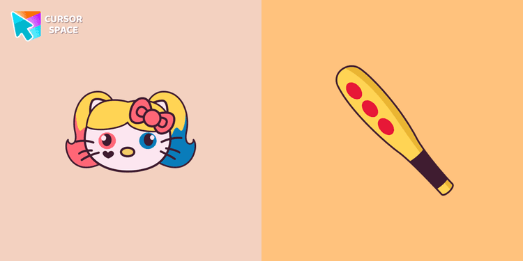 Hello Kitty Harley Quinn Cursor - Cursor Pack | Cursor Space